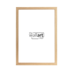 4 Piece Oak Wooden Picture Frame Set, 1 x A3 frame, 2 x A4 frames & 1 ...