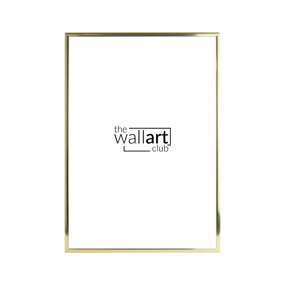 Thin Gold frame – The Wall Art Club