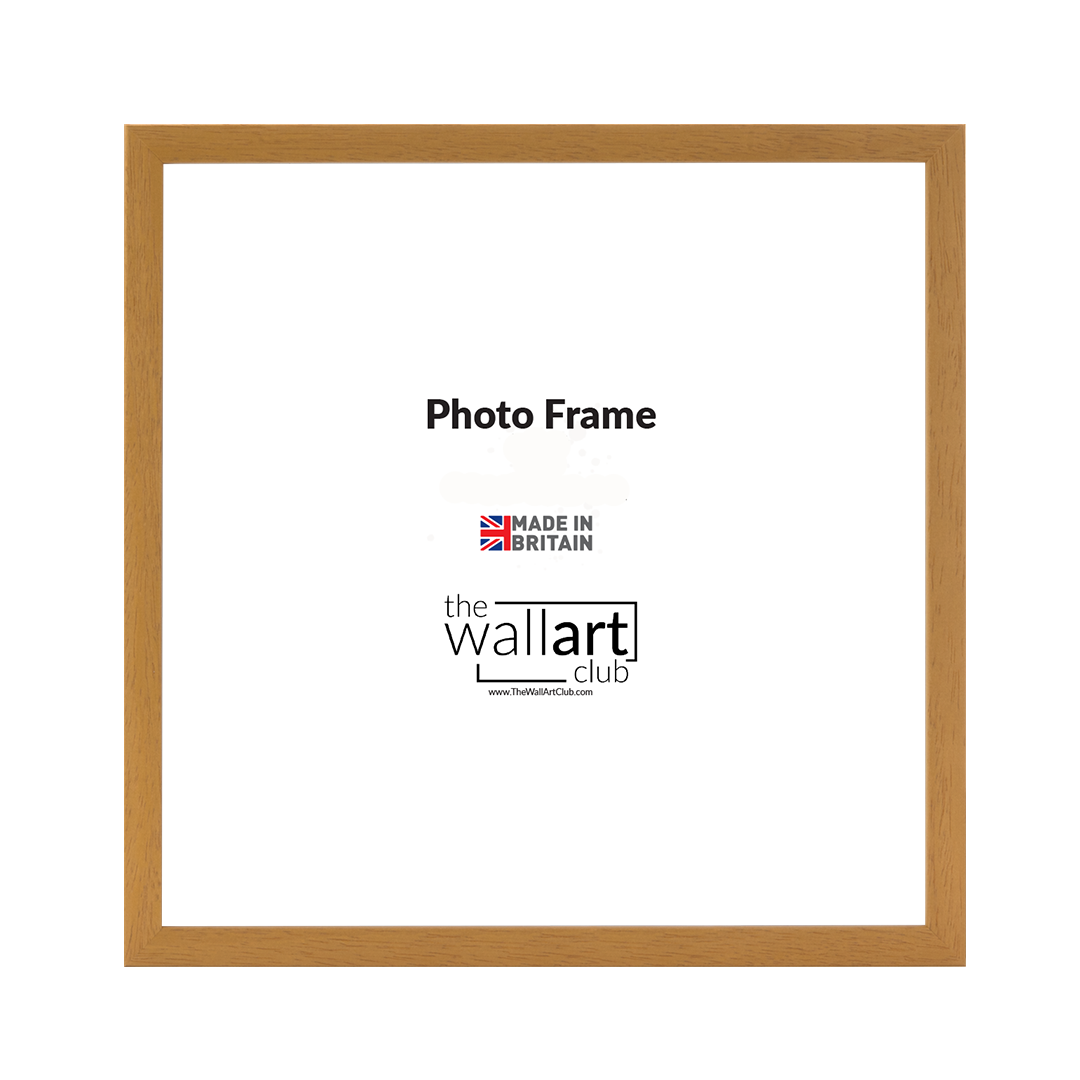 Oak wooden square frame gallery wall bundle - 9 frames – The Wall Art Club