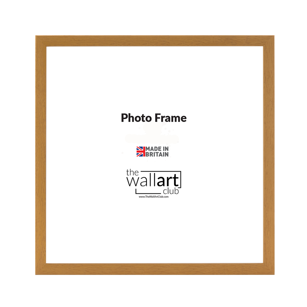 Oak wooden square frame gallery wall bundle - 9 frames – The Wall Art club